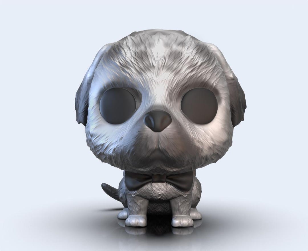 3D Model Funko Pet / Funko POP Keeshond / Custom Dog Model for 3D ...