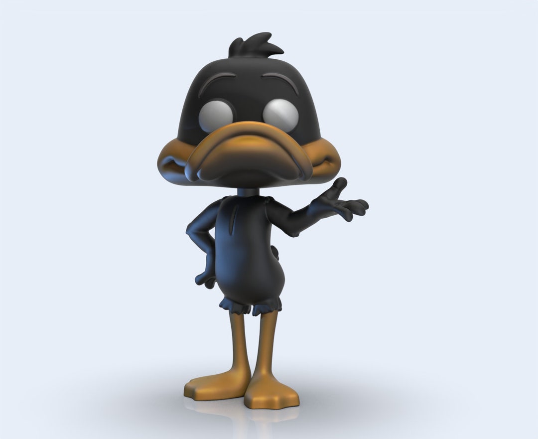 3D Model Daffy Duck Pop Style / 3D Personalised Figures / 3D Printable ...