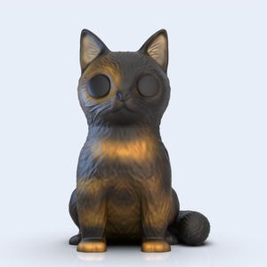 3D Model Funko Cat / Funko POP Tortoiseshell Cat / Custom Cat Model for ...