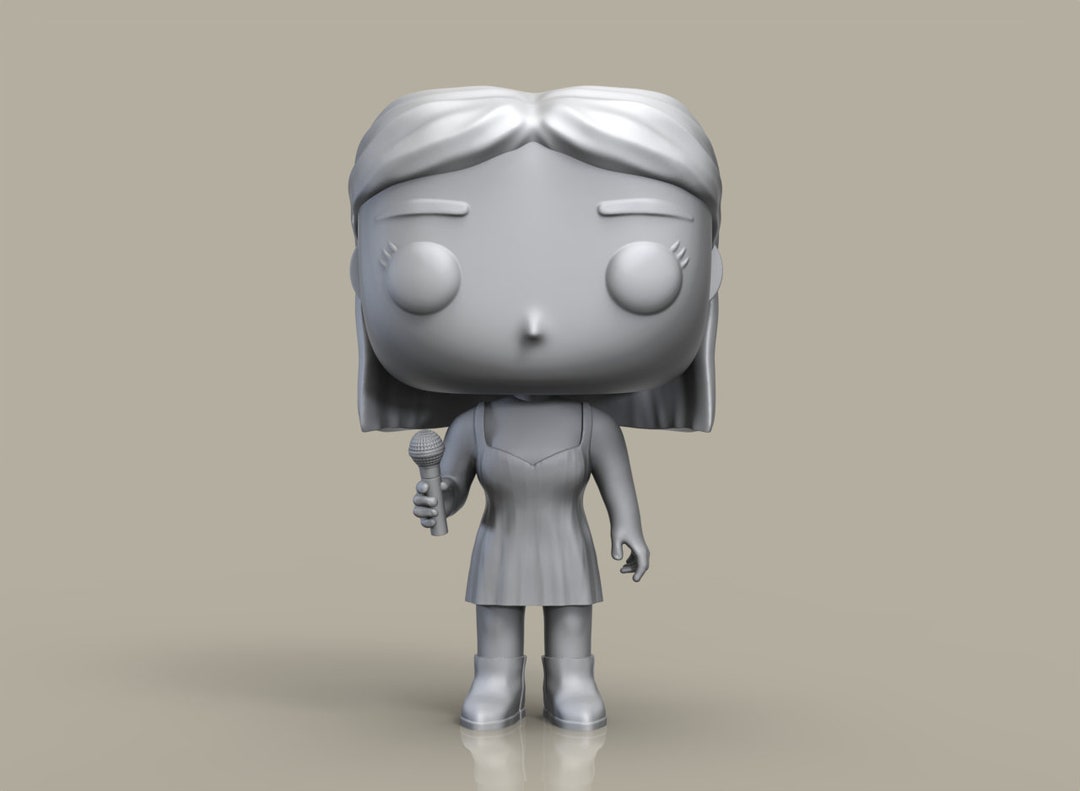 3D Model Female Singer Pop Style / 3D Customised Figures / 3D Printable ...