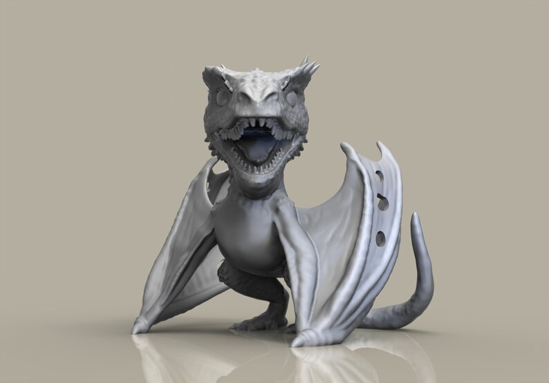 3D Dragon Model / Custom Dragon Model for 3D Printing - Etsy