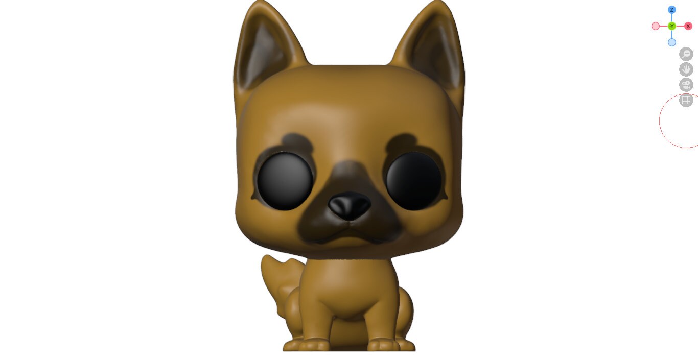 3D Model Funko Pet / Funko POP Belgian Shepherd / Custom Dog Model for ...