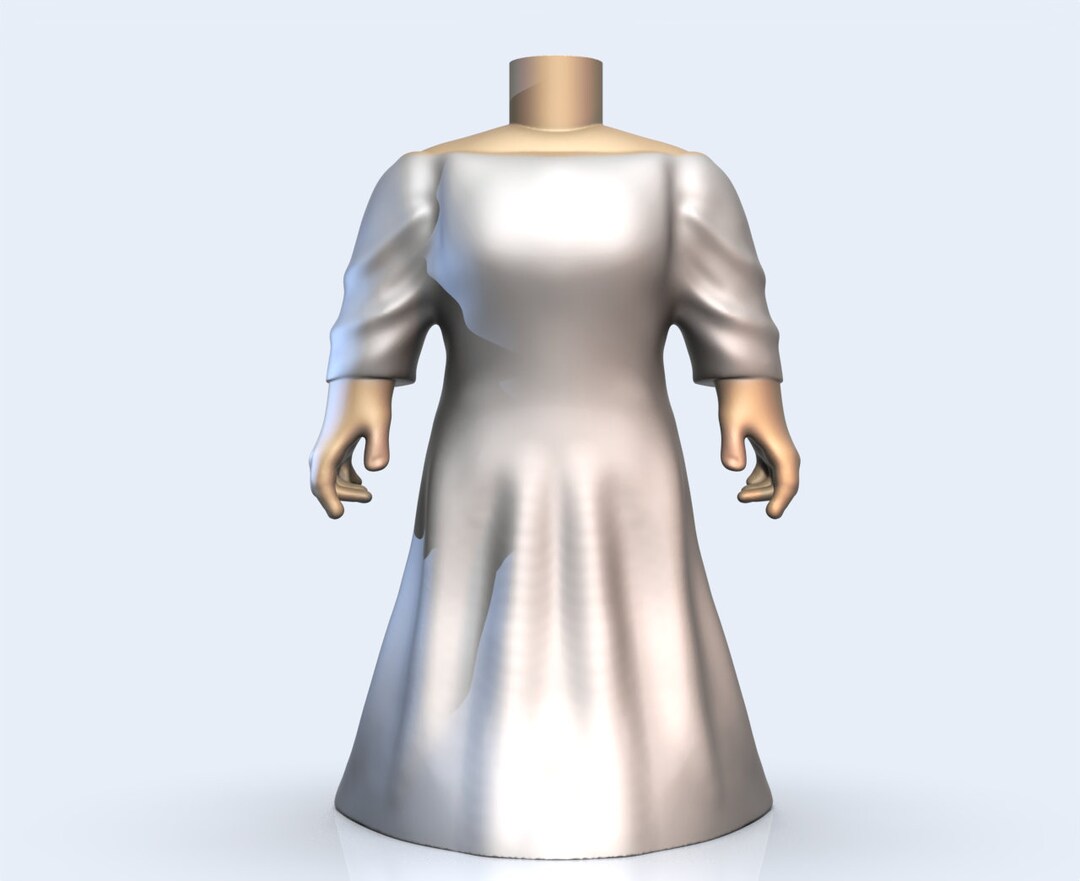 3D Model Pop Style Wedding Dress / Custom 3D Figures / Figures for 3D ...