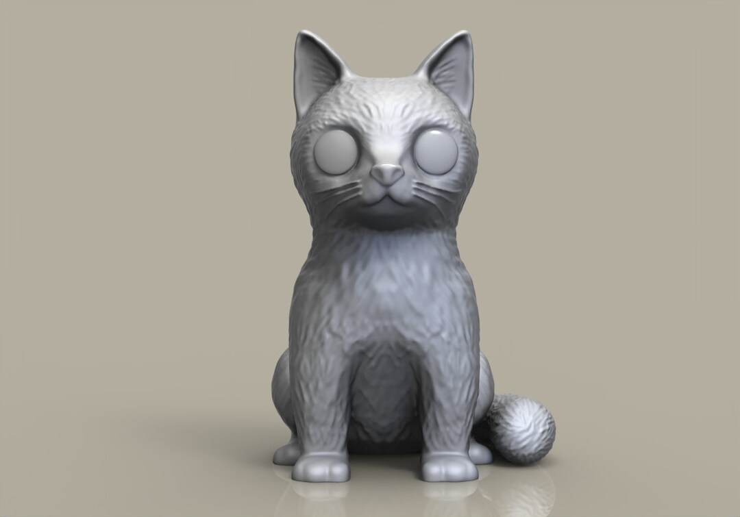 3D Model Funko Cat / Funko POP Tortoiseshell Cat / Custom Cat Model for ...