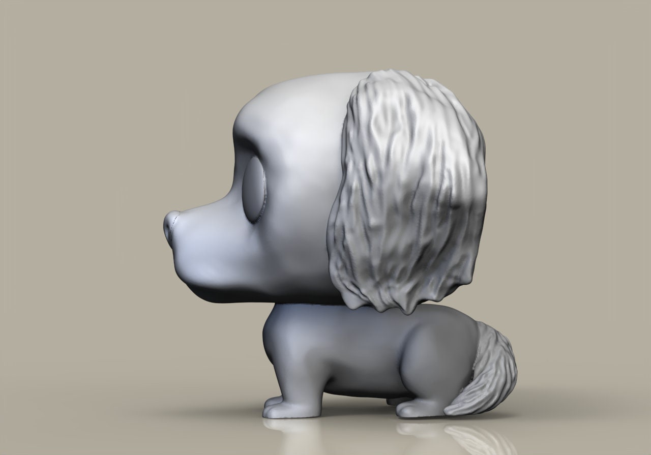 3D Model Funko Pet / Funko POP Dachshund / Custom Dog Model for 3D ...