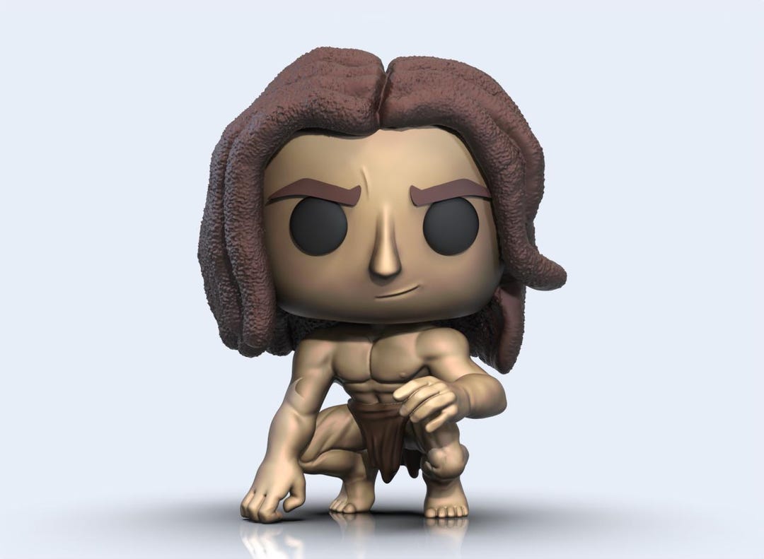 3D Model Tarzan Pop Style / 3D Personalised Figures / 3D Printable ...