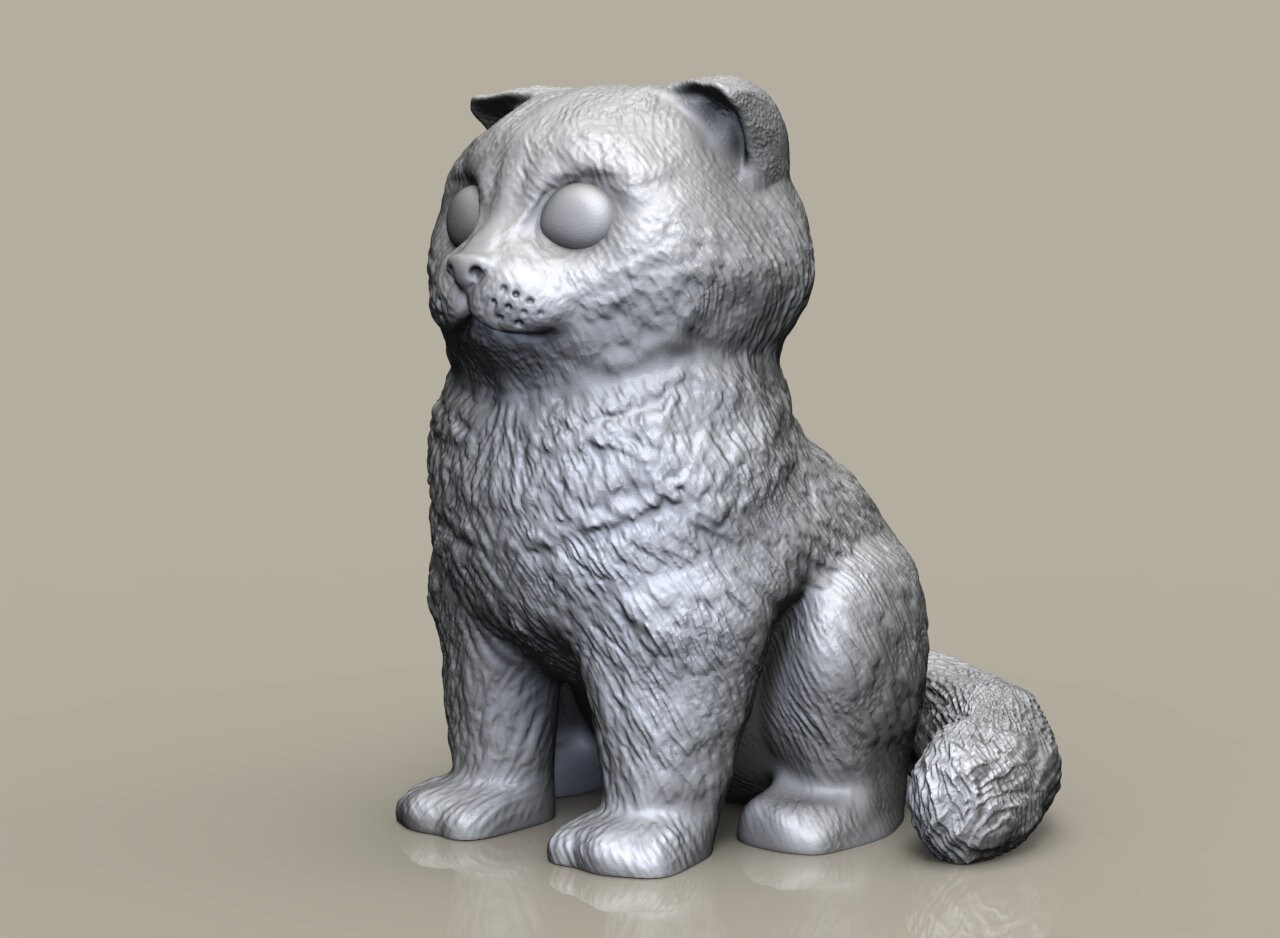 3D Model Funko Cat / Funko POP Scottish Fold / Custom Cat - Etsy Australia