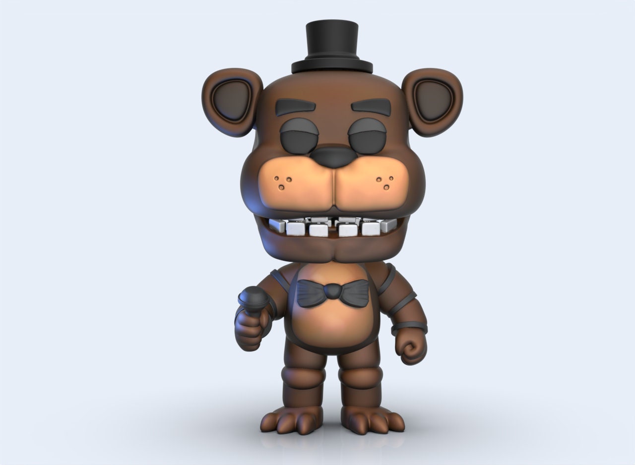 3D Model Freddy five Nights at Freddy's Pop Style / 3D Personalised ...