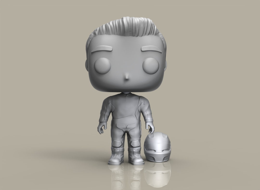 3D Model Male Moto GP Rider Pop Style / 3D Personalised Figures / 3D ...