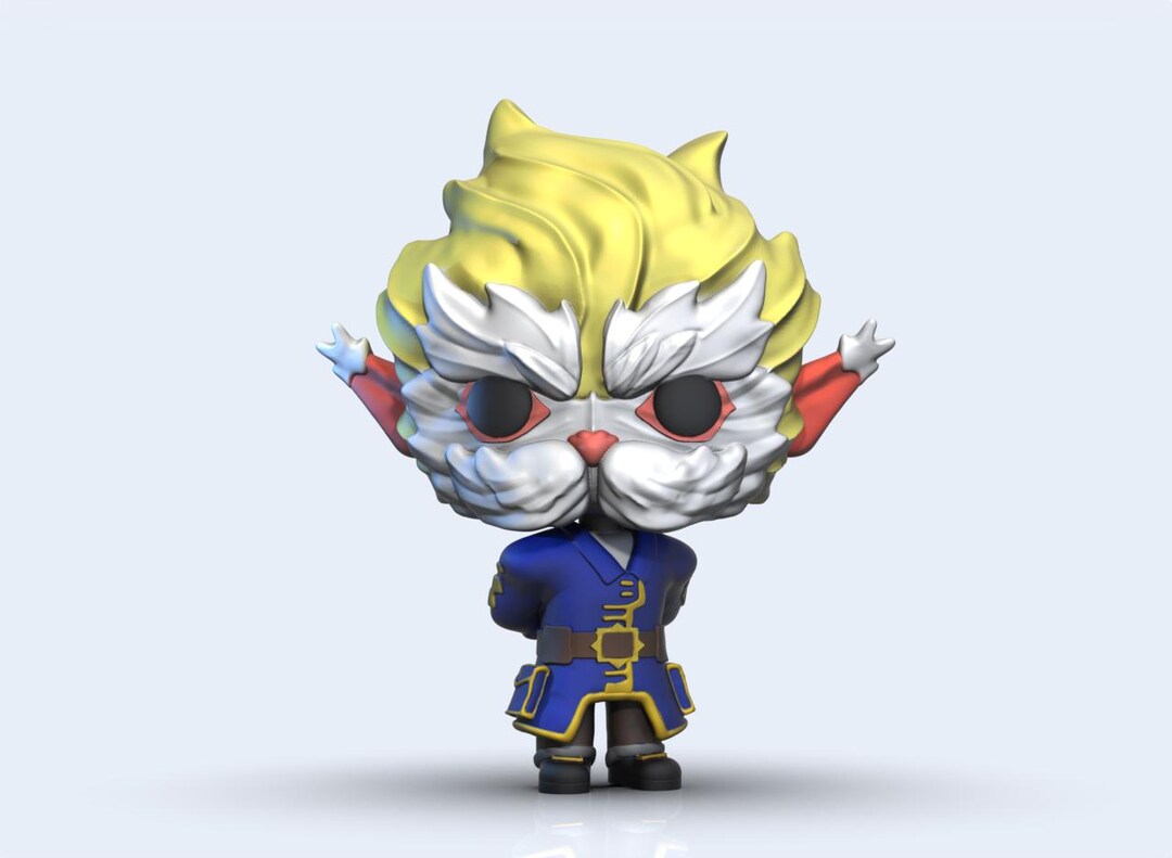 3D Model Heimerdinger Pop Style / 3D Personalised Figures / 3D ...