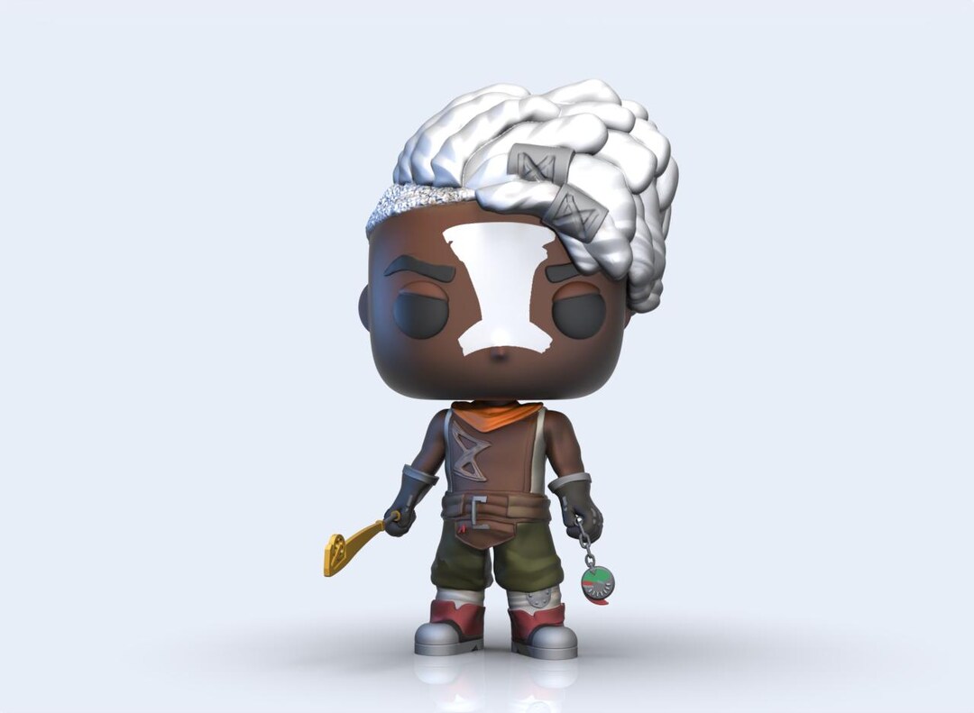 3D Model Ekko Pop Style / 3D Personalised Figures / 3D Printable ...