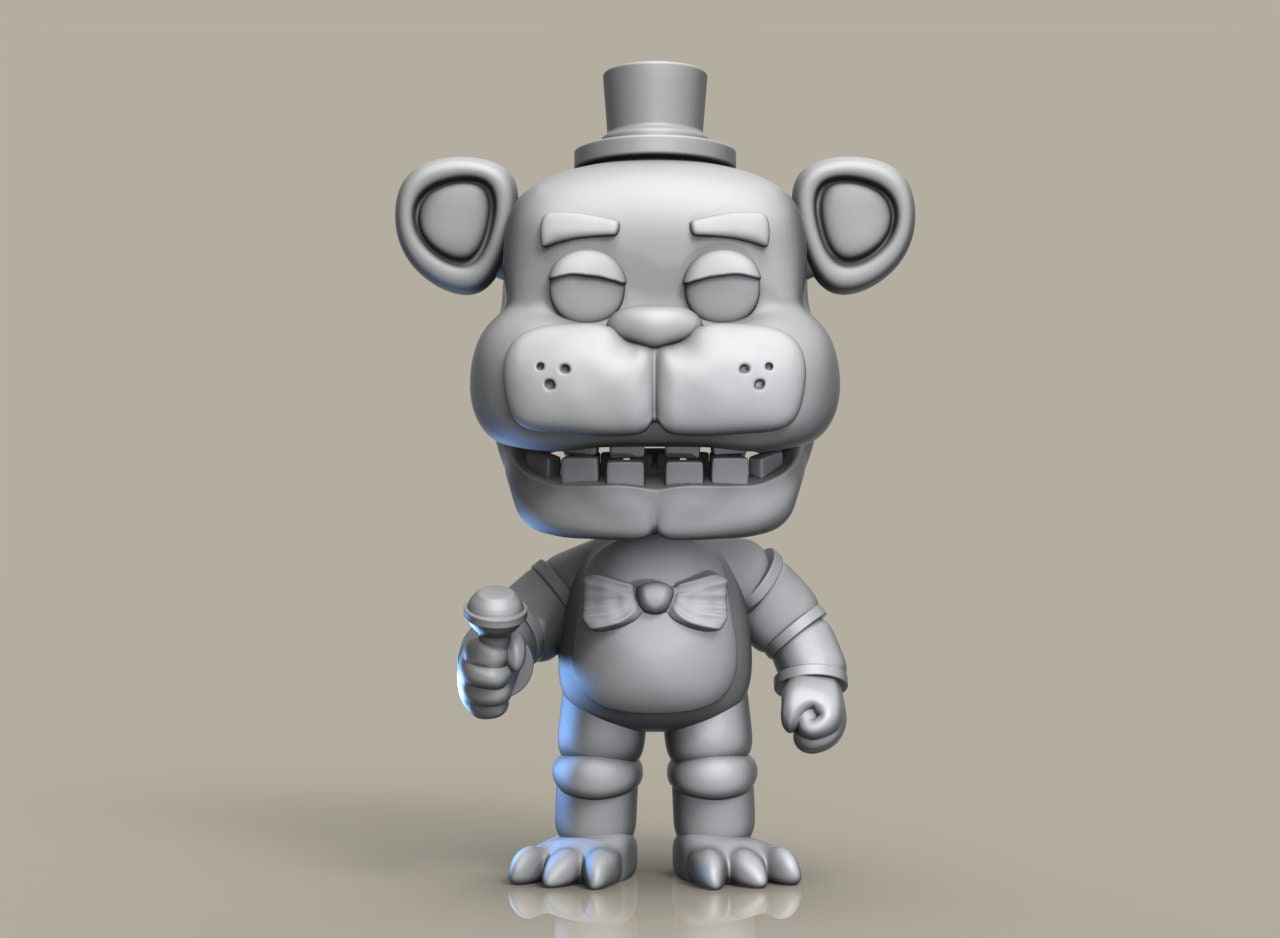 3D Model Freddy (five Nights at Freddy's) Pop Style / 3D Personalised ...
