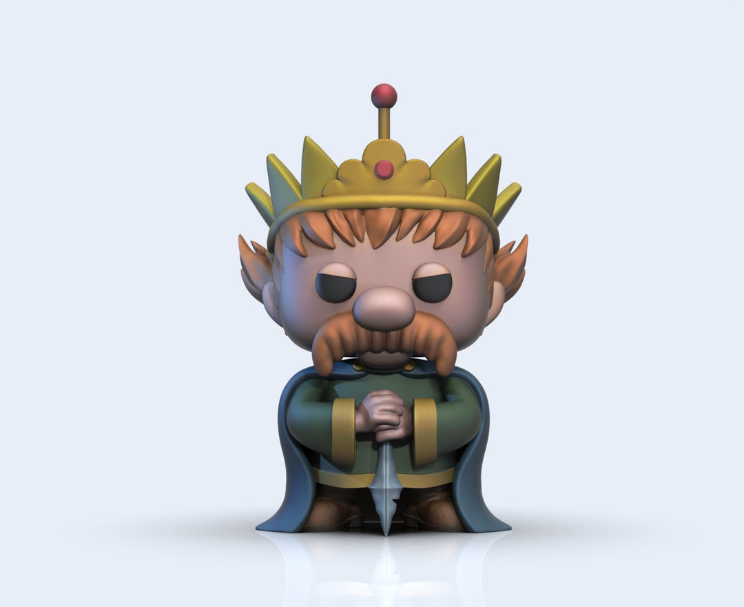 3D Model King Zog (disenchantment)pop Style / 3D Personalised Figures ...
