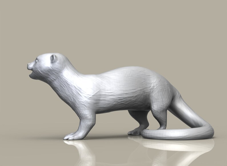Otter 3D Model / Custom Otter Model for 3D Printing - Etsy