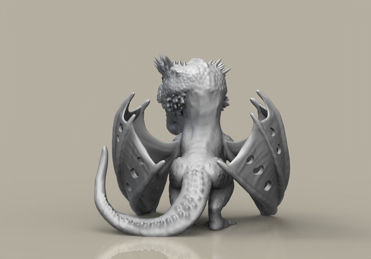 3D Dragon Model / Custom Dragon Model for 3D Printing - Etsy