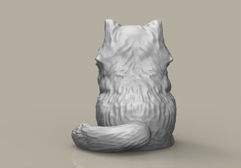 3D Model Funko Cat / Funko POP Persian Cat / Custom Cat Model for 3D ...