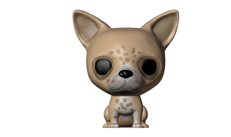 3D Model Funko Pet / Funko POP Chihuahua / Custom Dog Model - Etsy
