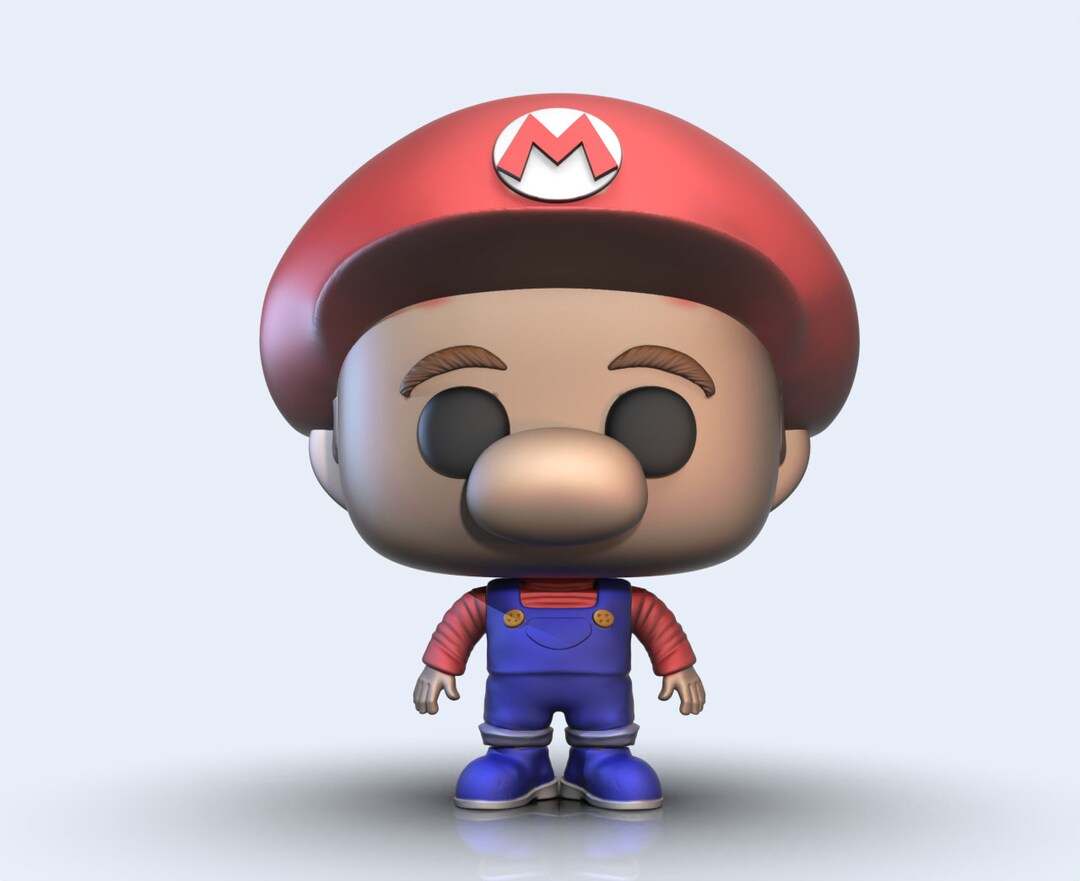 3D Model Mario Baby (mario Bros) Pop Style / 3D Personalised Figures ...