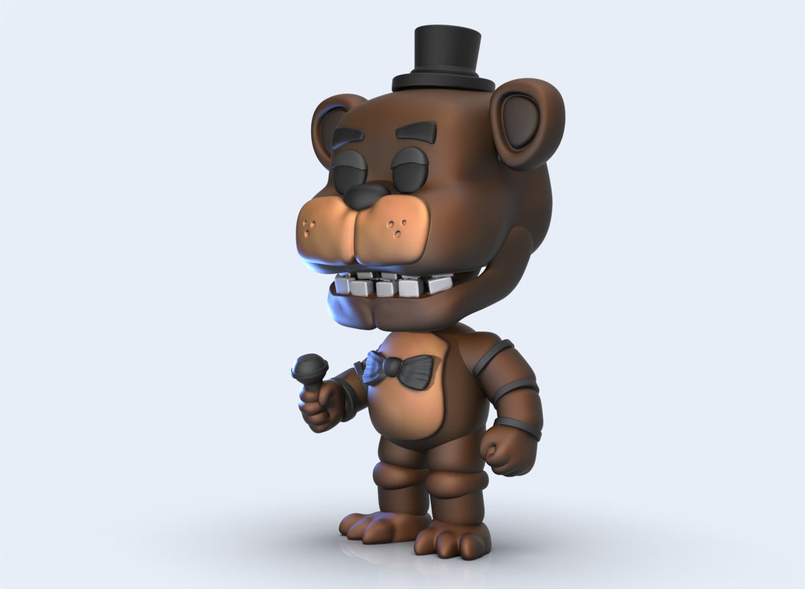 3D Model Freddy (five Nights at Freddy's) Pop Style / 3D Personalised ...