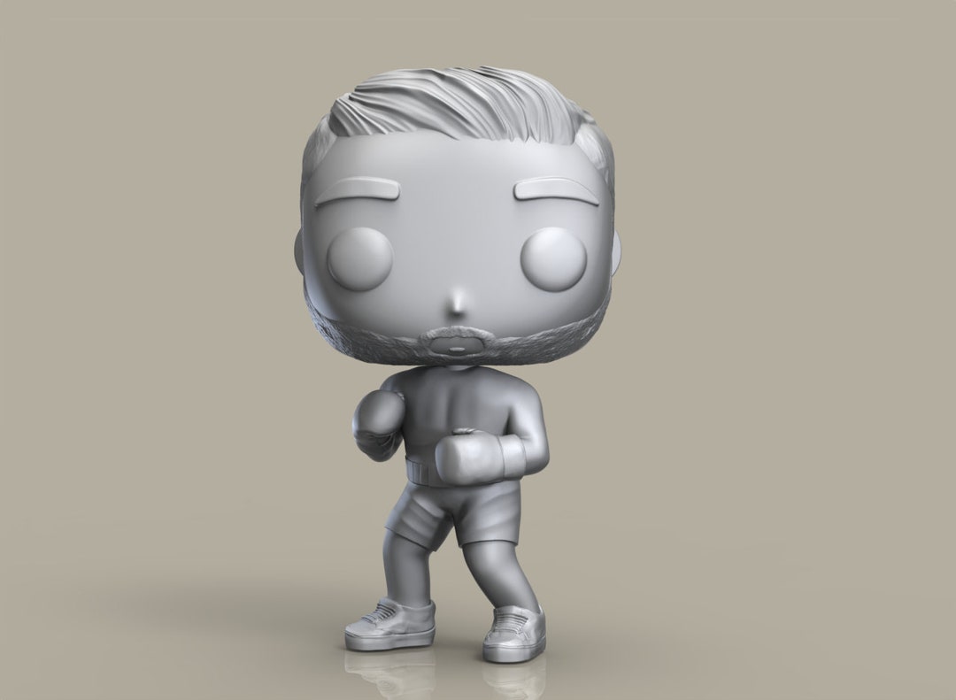 3D Model Male Boxer Pop Style / 3D Personalised Figures / 3D Printable ...