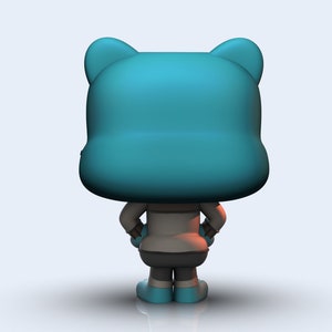 3D Model Gumball (gumball & Darwin) Pop Style / 3D Personalised Figures ...