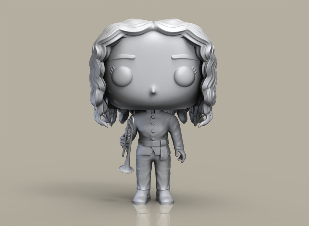 3D Model Female Trumpeter Pop Style / 3D Personalised Figures / 3D ...