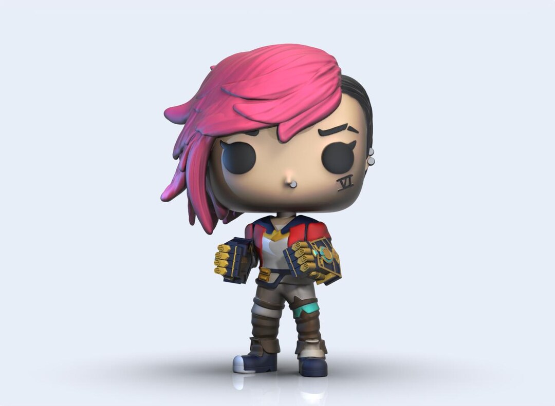 3D Model Vi Pop Style / 3D Personalised Figures / 3D Printable Figures ...
