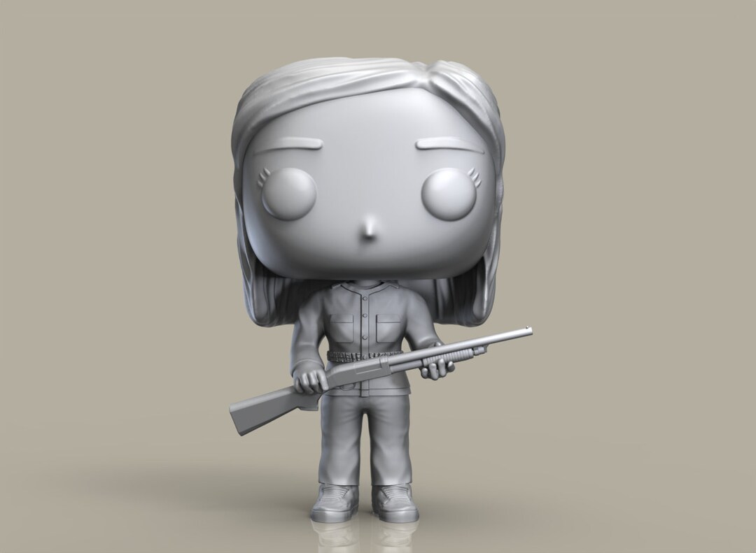 3D Model Female Huntress Pop Style / 3D Personalised Figures / 3D ...