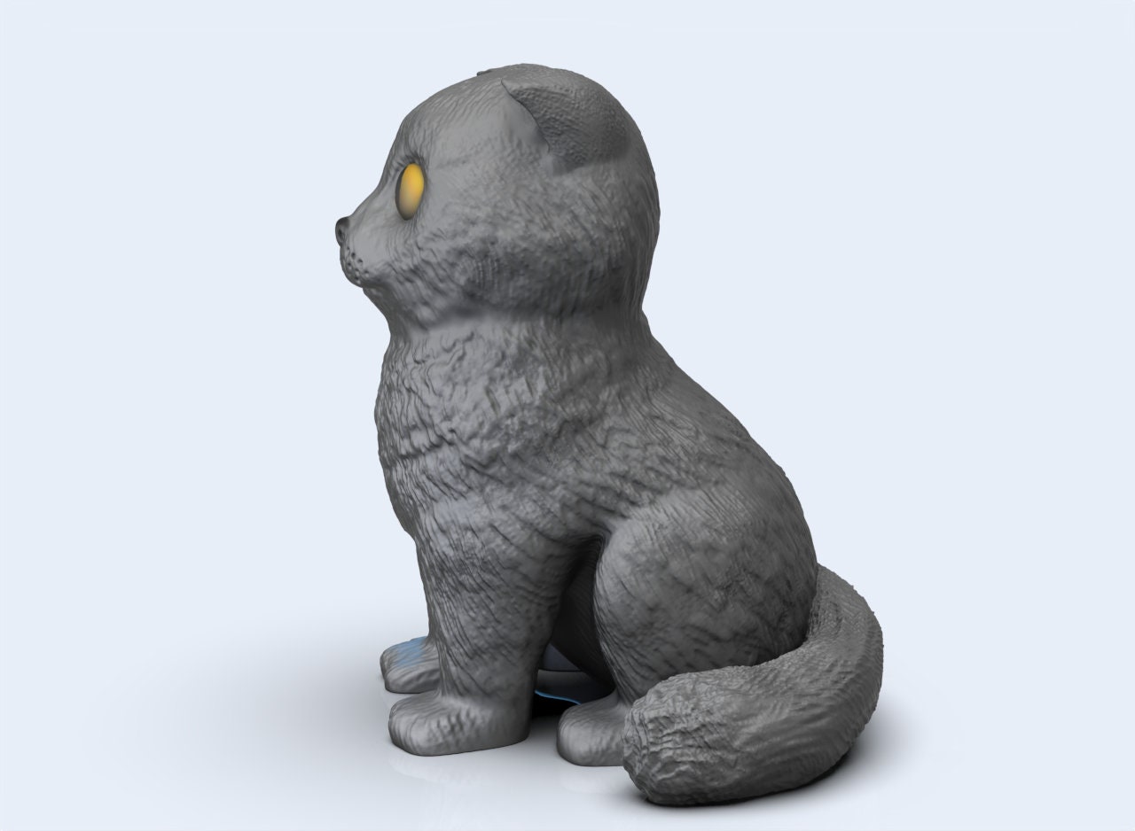 3D Model Funko Cat / Funko POP Scottish Fold / Custom Cat - Etsy Australia