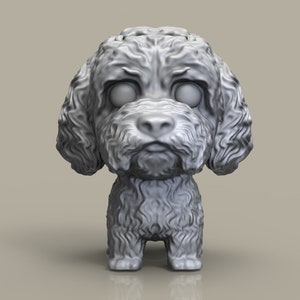 3D Model Funko Pet / Funko POP Cavapoo / Custom Dog Model for 3D ...
