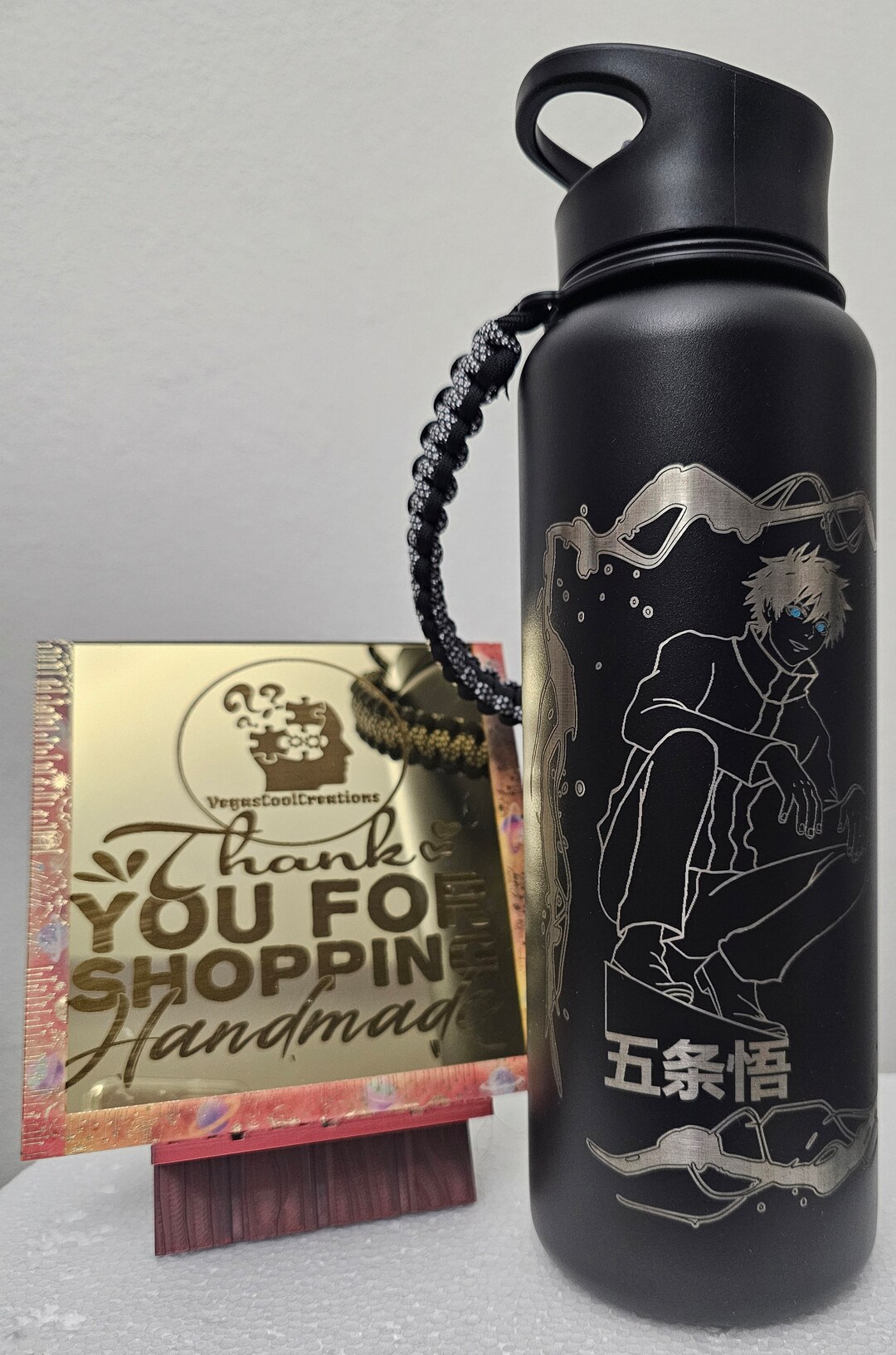 40oz Laser Engraved Insulated Water Bottle Anime - Etsy