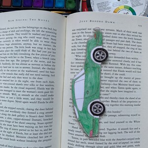 Porsche Bookmark - Car Bookmark, Cute Bookmark, Kids Bookmark, Hand ...