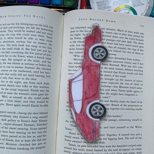 Porsche Bookmark - Car Bookmark, Cute Bookmark, Kids Bookmark, Hand ...