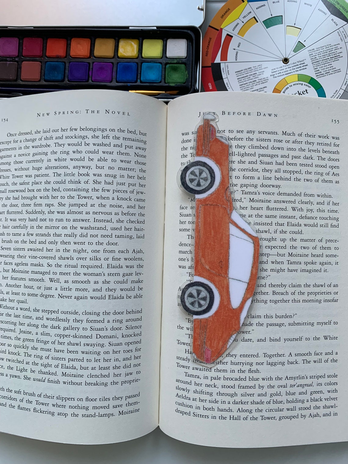 Porsche Bookmark - Car Bookmark, Cute Bookmark, Kids Bookmark, Hand ...