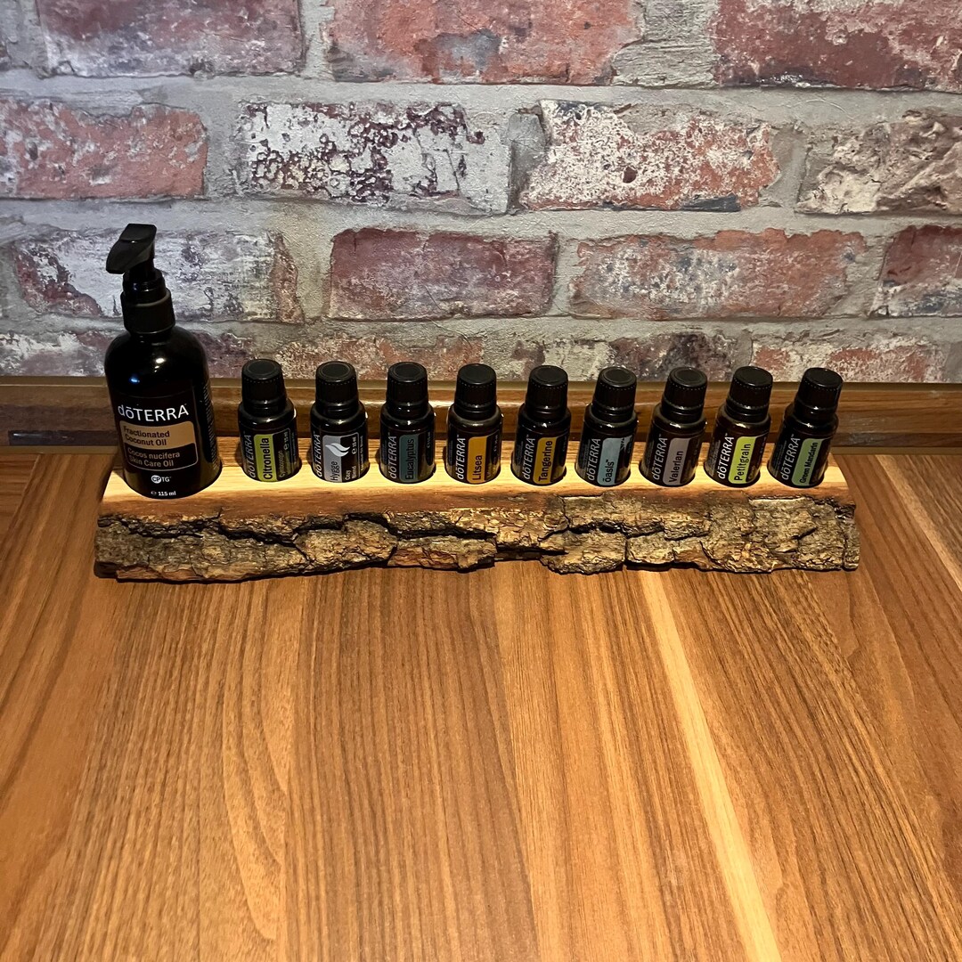 Stand With Bark for 9 (15ml) Essential Oils + Coconut Oil for Doterra ...