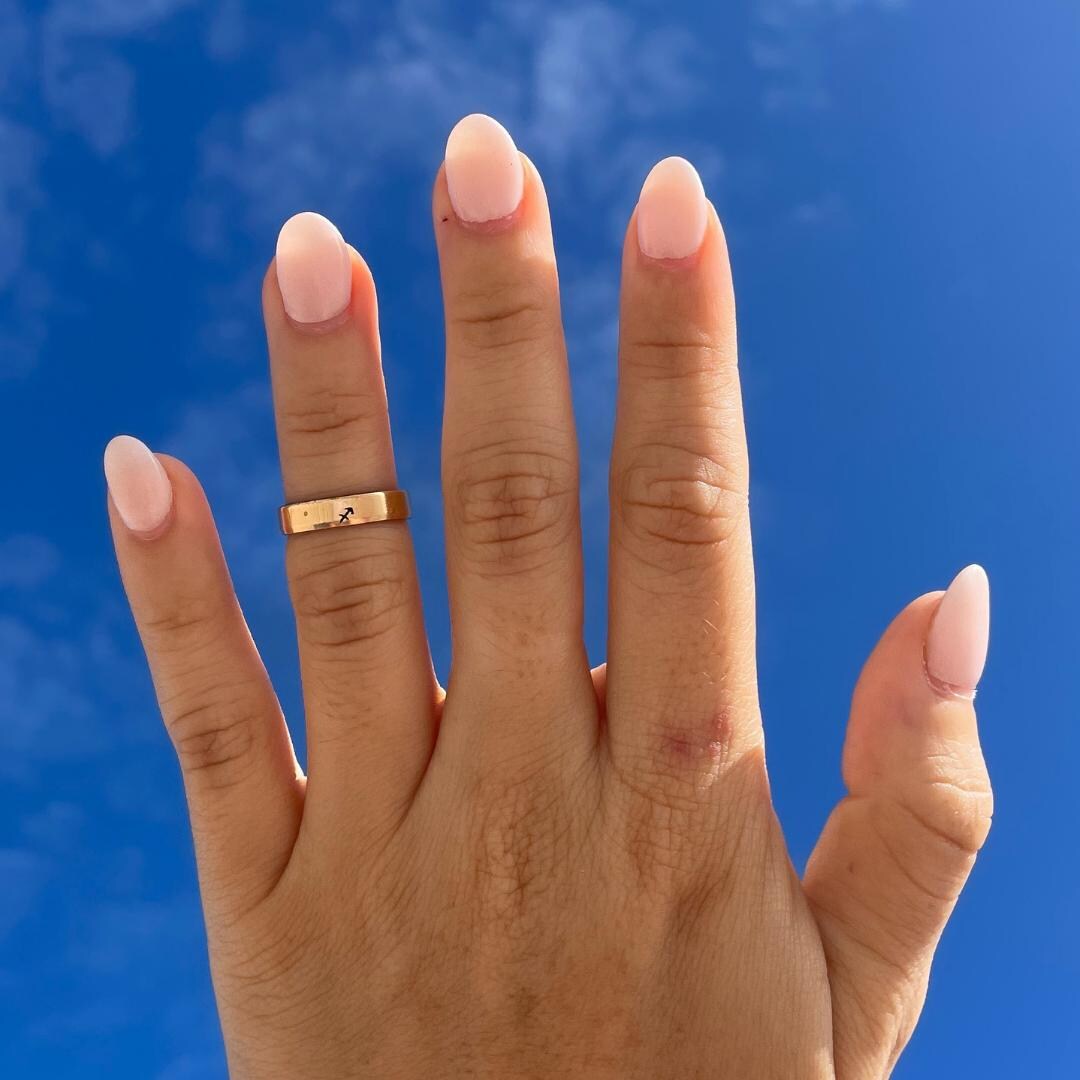 Personalized Thin Stacking Initial Ring - Dainty Gold Letter Ring ...