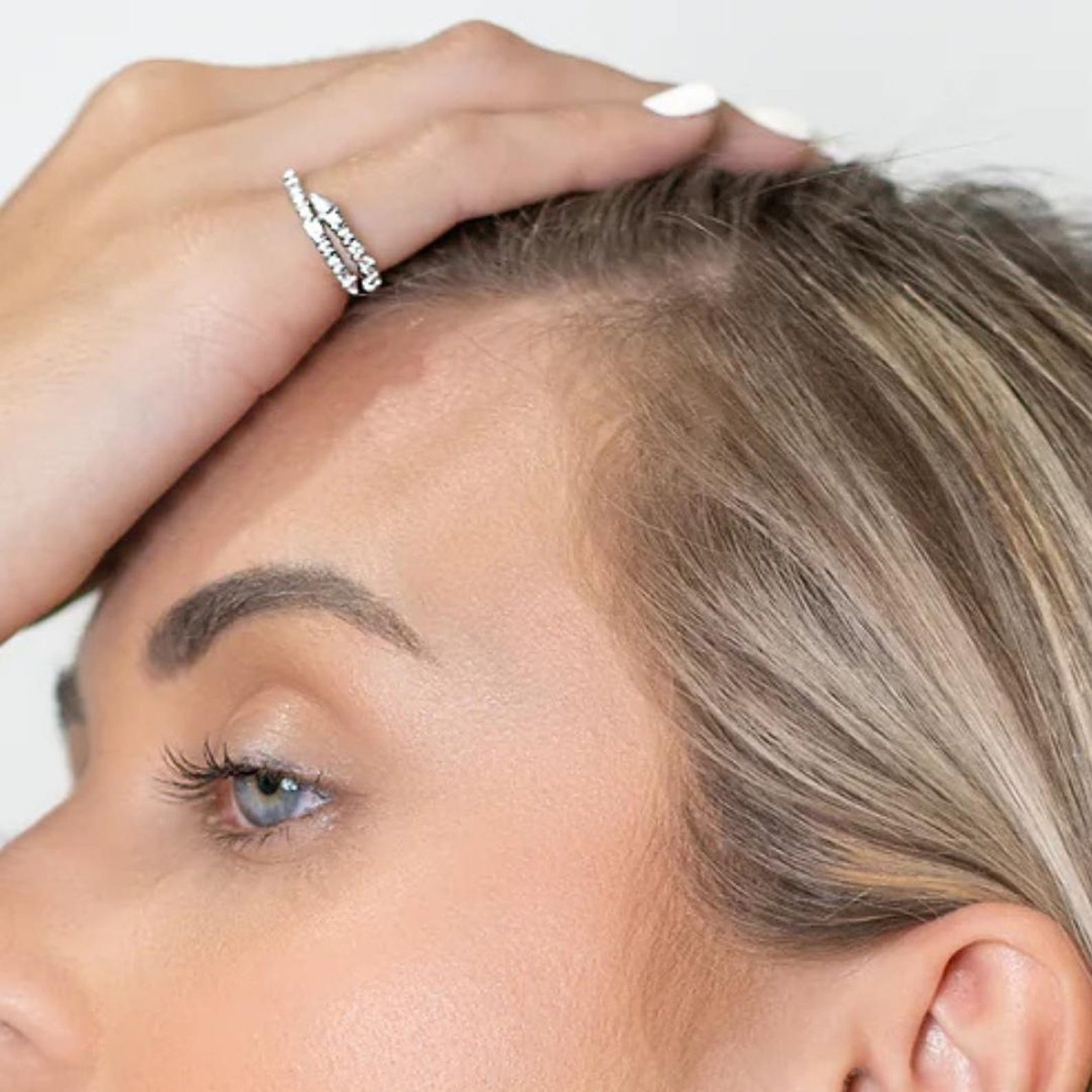 Thin Wrap Around Snake Ring With Cubic Zirconia in 18K Gold Filled ...