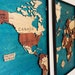 3 Frames World Map Wall Décor | Framed Wall Hanging for Office, Home ...