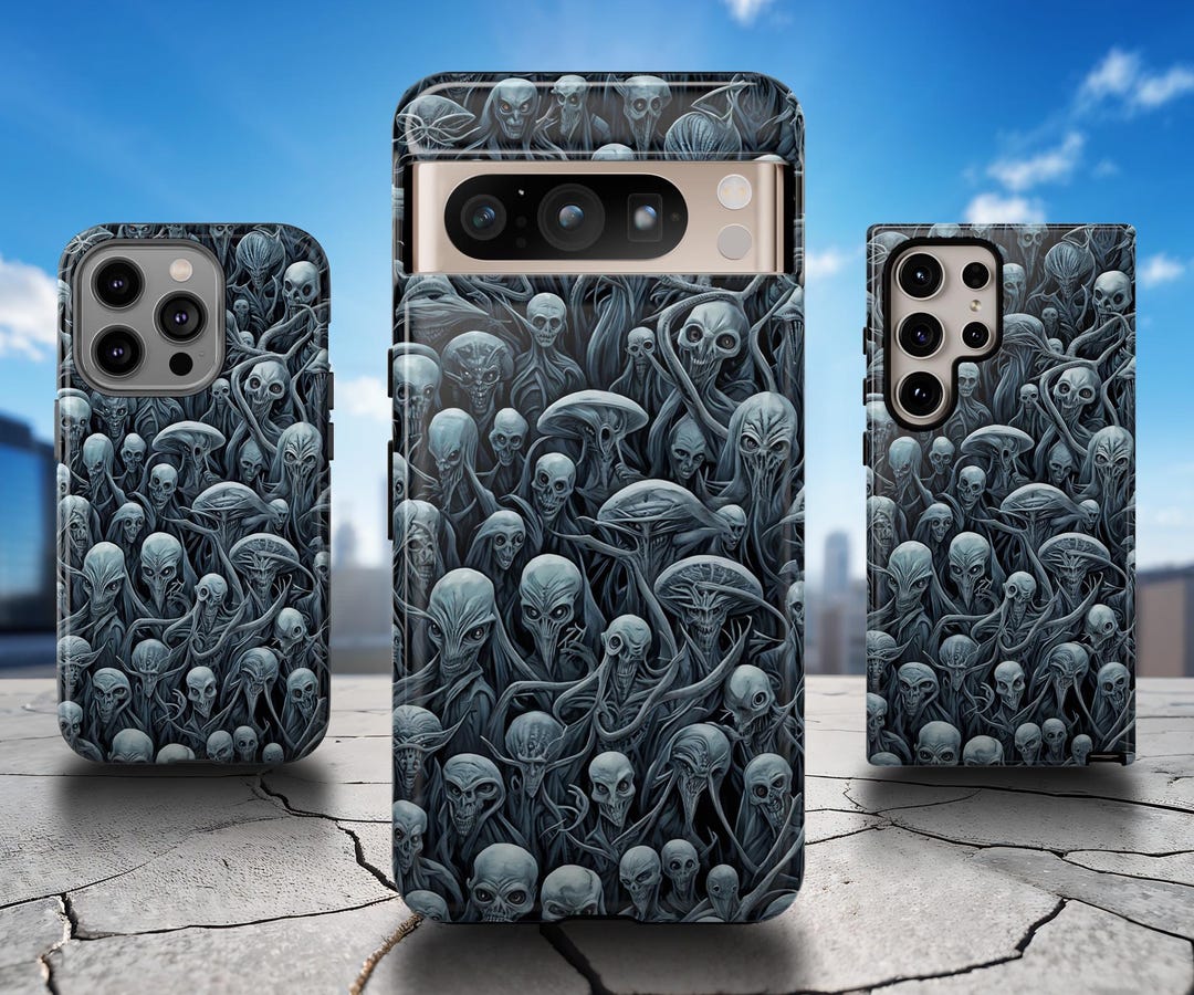 Spooky Ghoul Halloween Phone Case, Horror Pixel 8 Pro 7 6, Creepy Goth ...