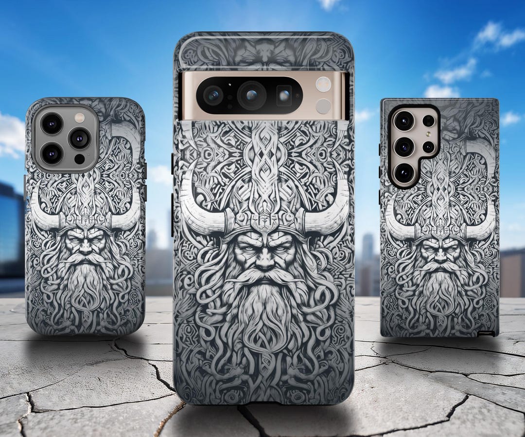 Viking God Phone Case: Norse Mythology Art for iPhone 17 Air 16 Pro Max ...