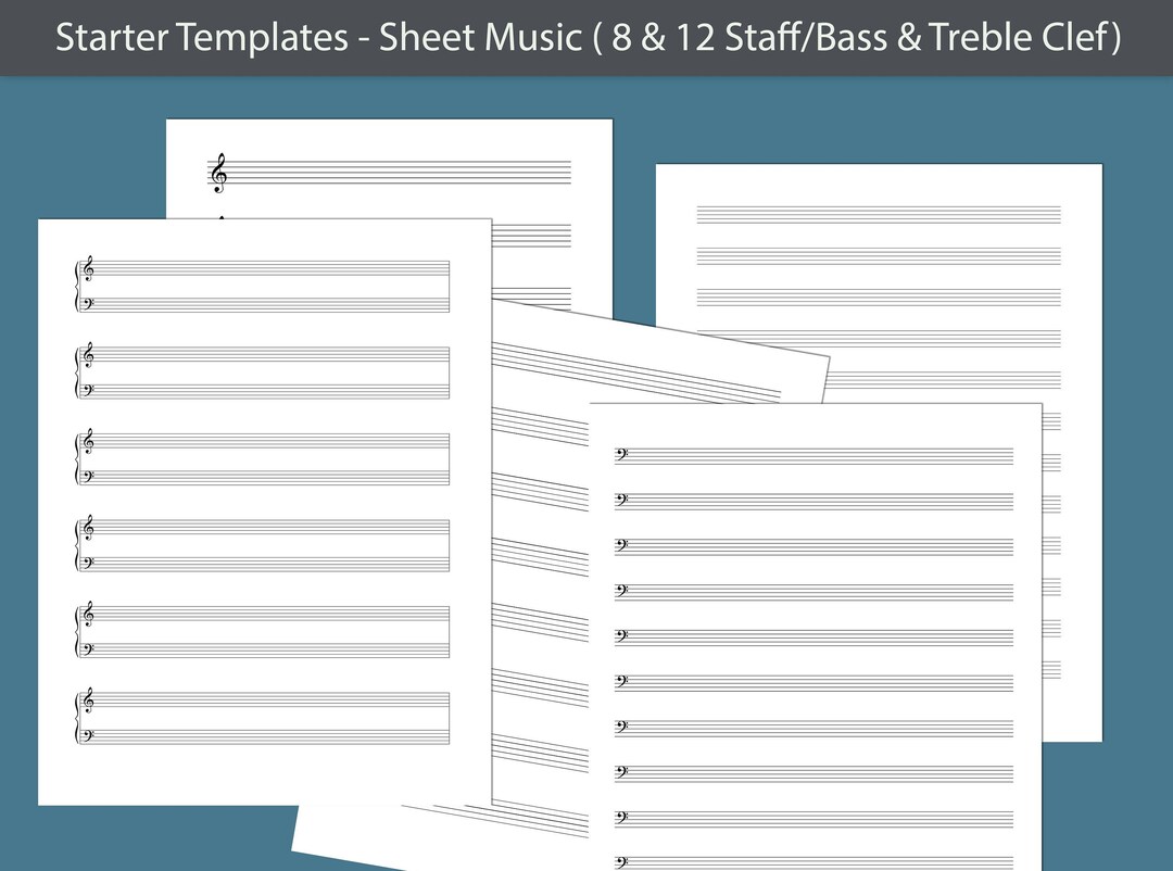 Printable Sheet Music - Etsy