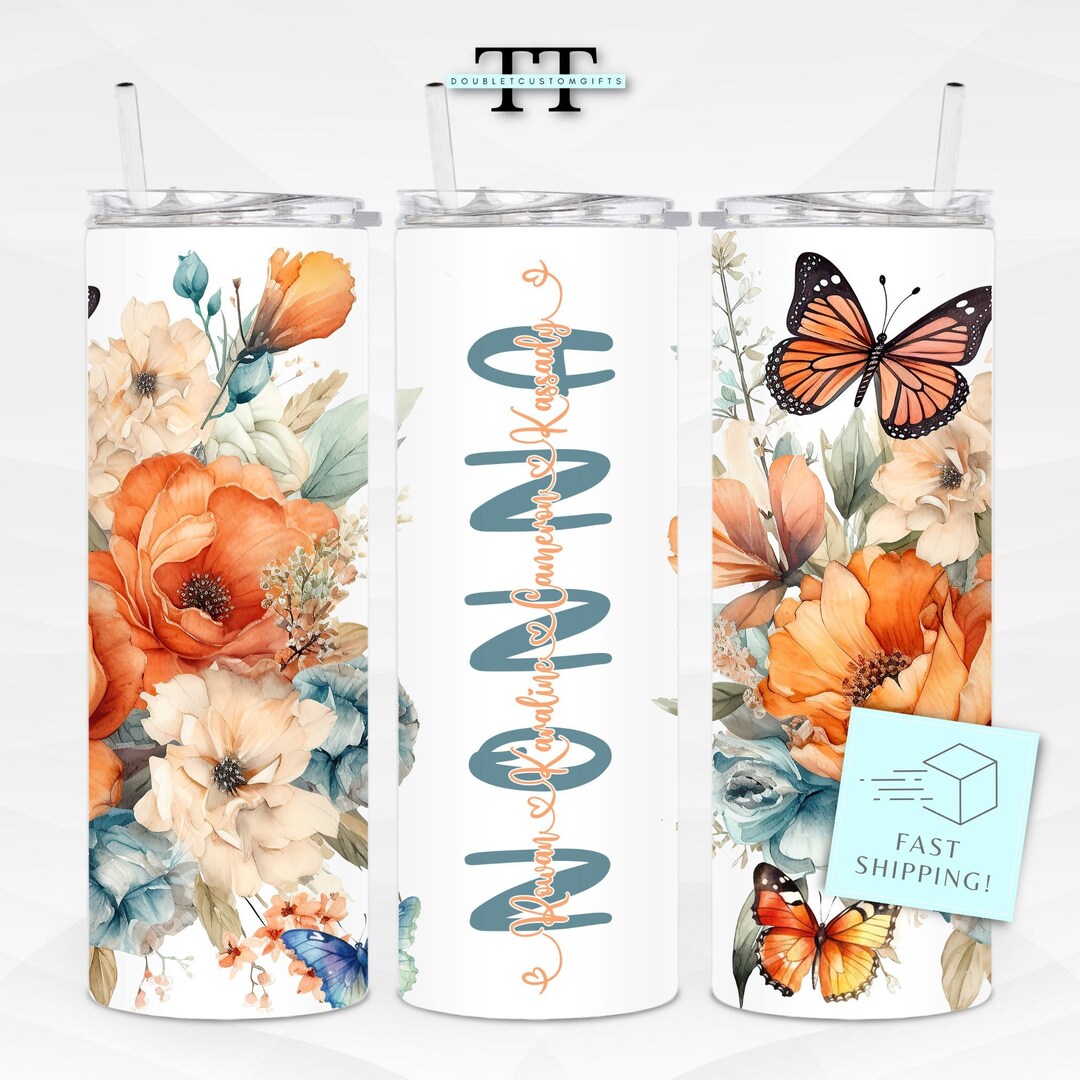 Personalized Nonna Tumbler With Grandchildren's Names Includes, Custom ...