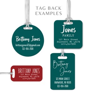 Custom London Luggage Tag, Personalized England Trip Bag Tag, Europe ...