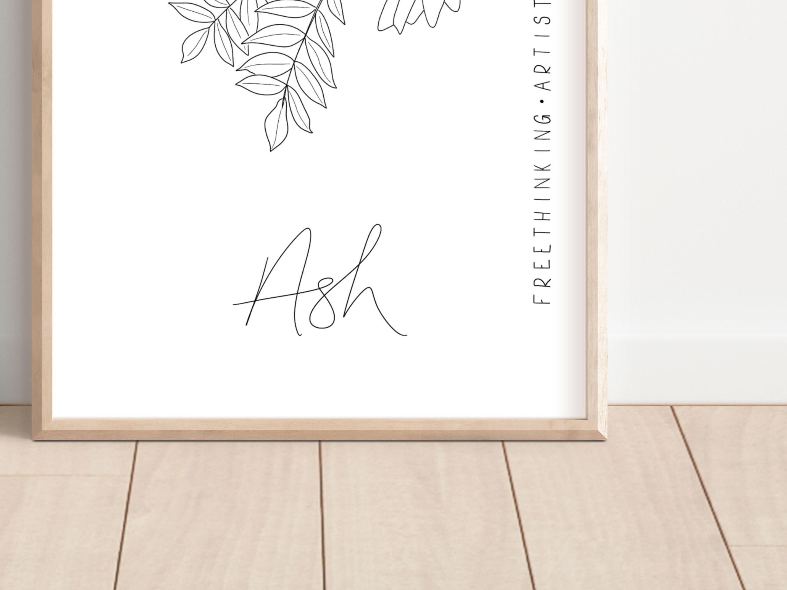 Celtic Ash Tree Print Celtic Astrology Birthday Gift Printable Wall Art ...