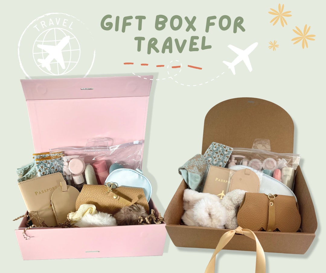 Personalized Travel Gift Box – Essential Accessories for Flights ...