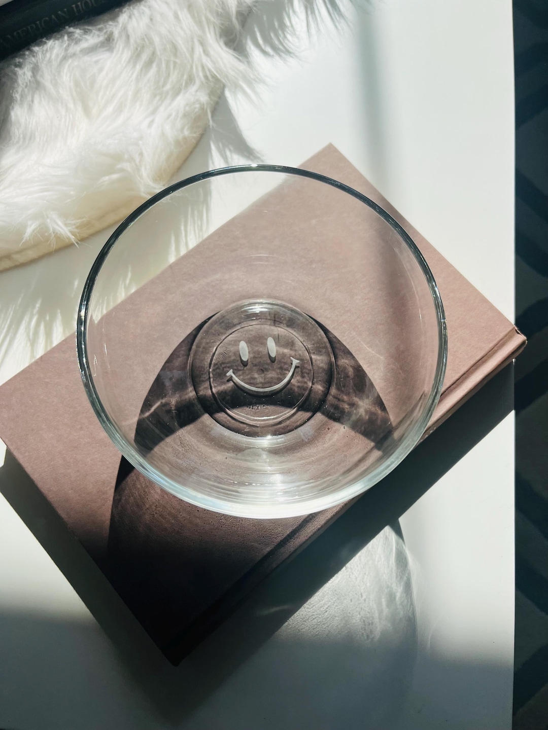 Set of 2 Etched Glass Bowls With Face Design Unique Decorative ...