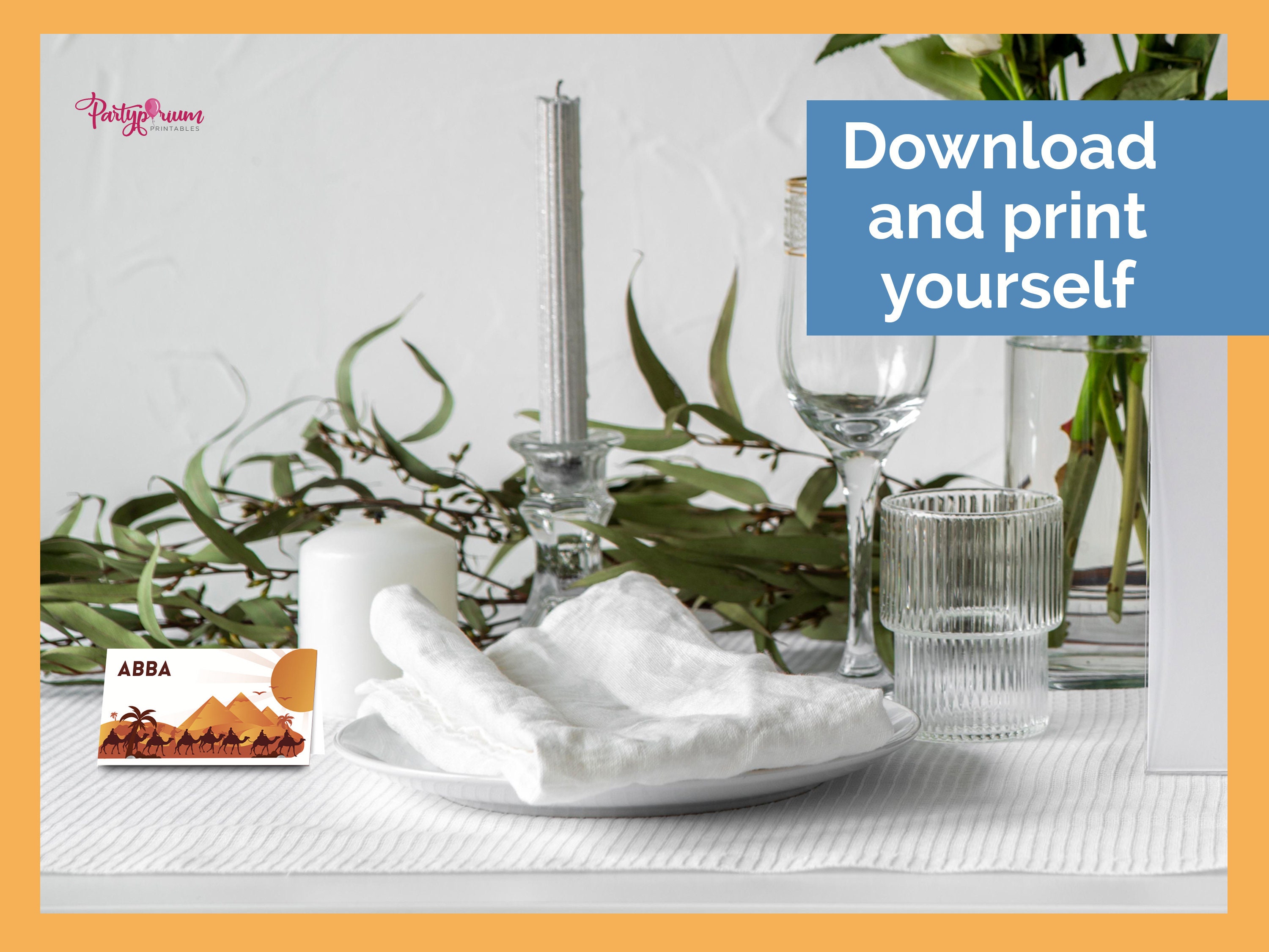 Printable | Editable | DIY Fun Exodus Passover Place Cards, Pesach ...
