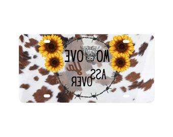 Move Over License Plate - Etsy