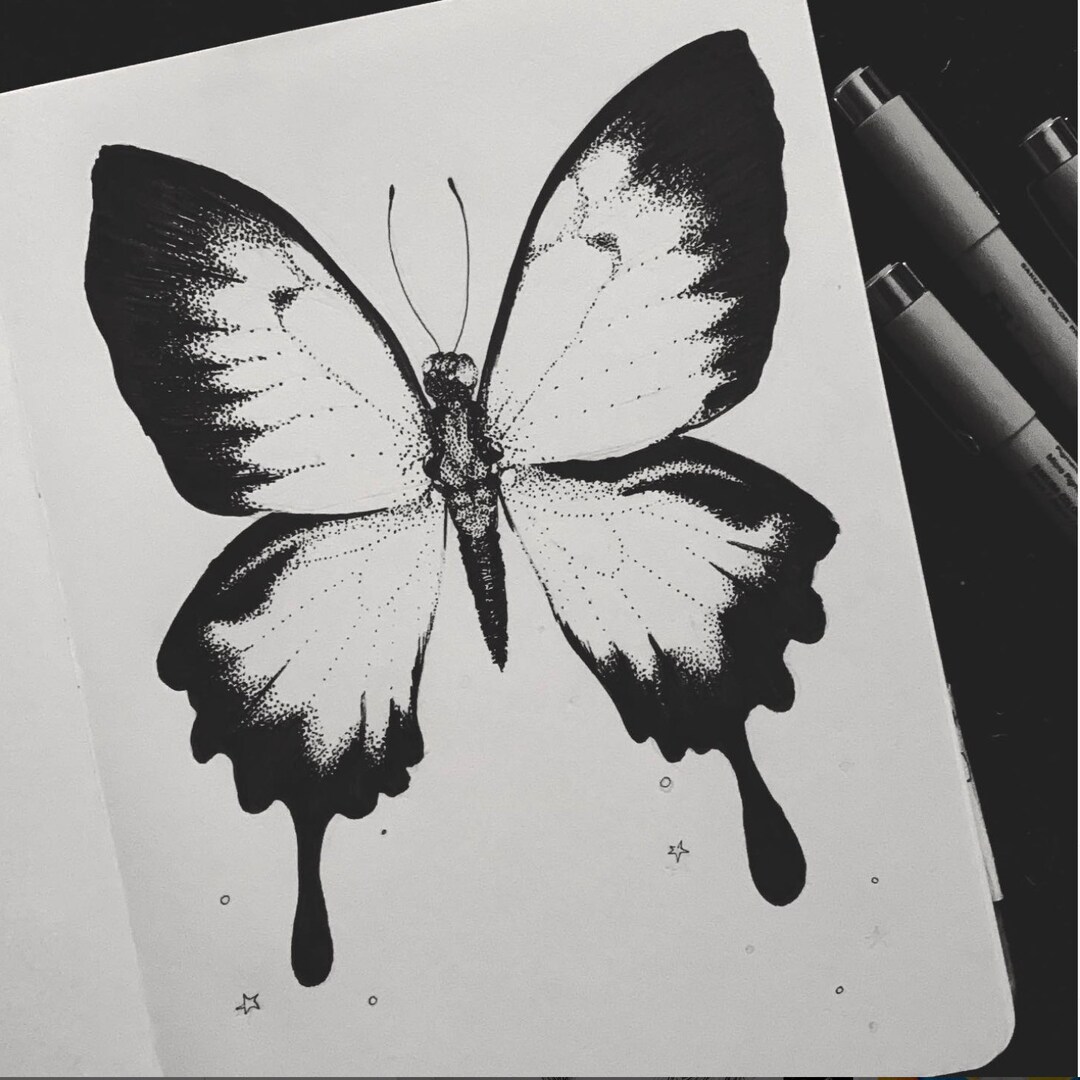 Butterly Print - Etsy