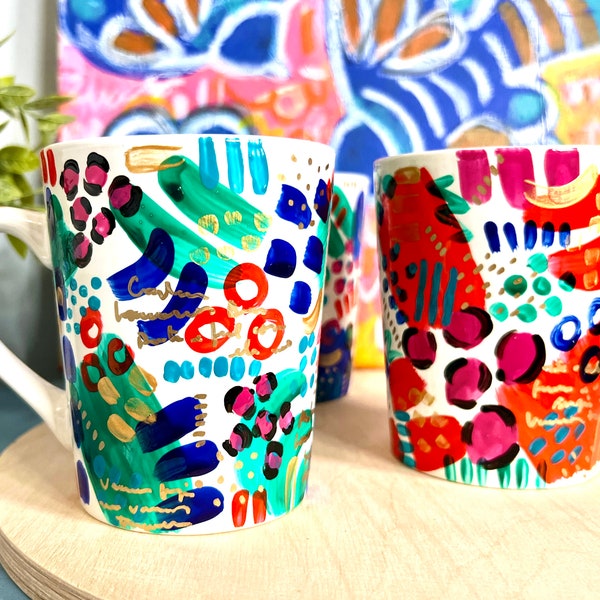 Hand Painted Mug - Etsy